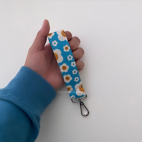 Bags | Wristlet Keychain Handmade Clip On | Poshmark